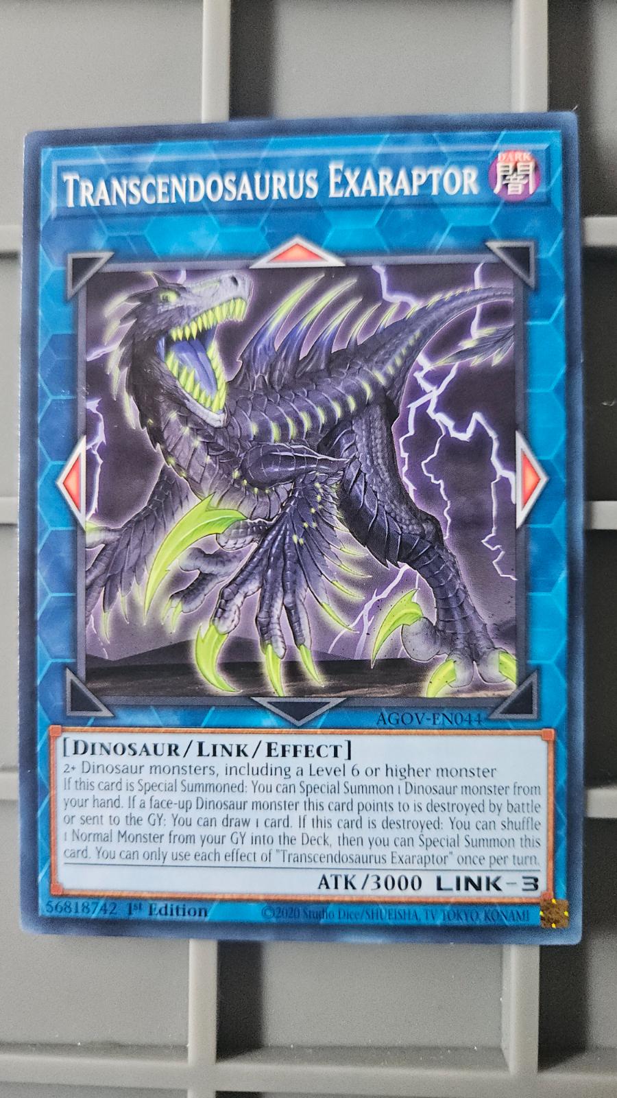 Transcendosaurus Exaraptor | Ungraded | YuGiOh Age of Overlord