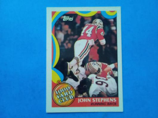 John Stephens | Ungraded | 1989 Topps 1000 Yard Club