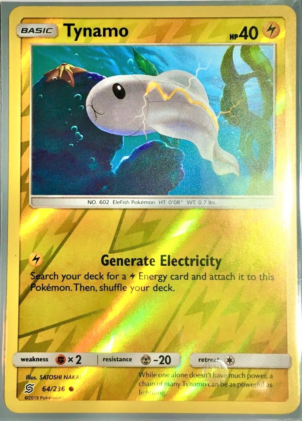 Tynamo [Reverse Holo] #64 Prices | Pokemon Unified Minds | Pokemon Cards