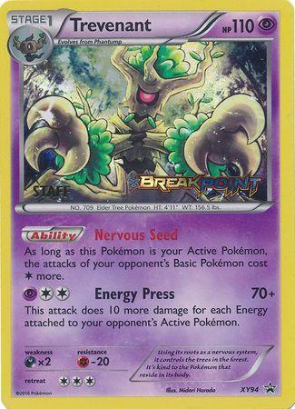Trevenant [Prerelease Staff] #XY94 Prices | Pokemon Promo | Pokemon Cards
