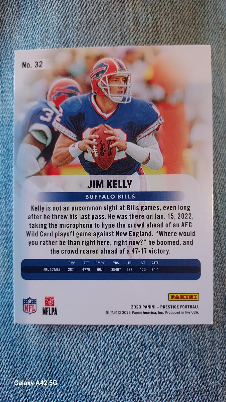 Jim Kelly #32 Prices | 2023 Panini Prestige | Football Cards
