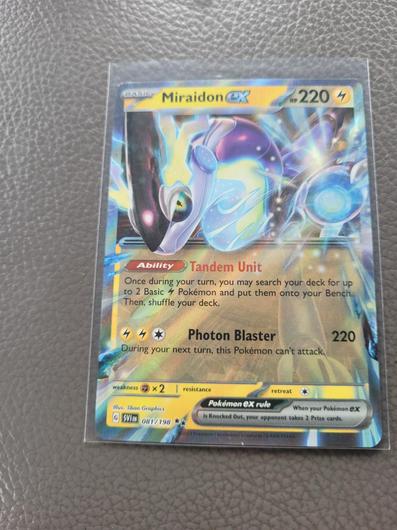 Miraidon ex | Ungraded | Pokemon Scarlet & Violet