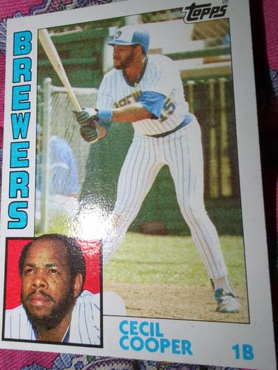 Cecil Cooper | Ungraded | 1984 Topps