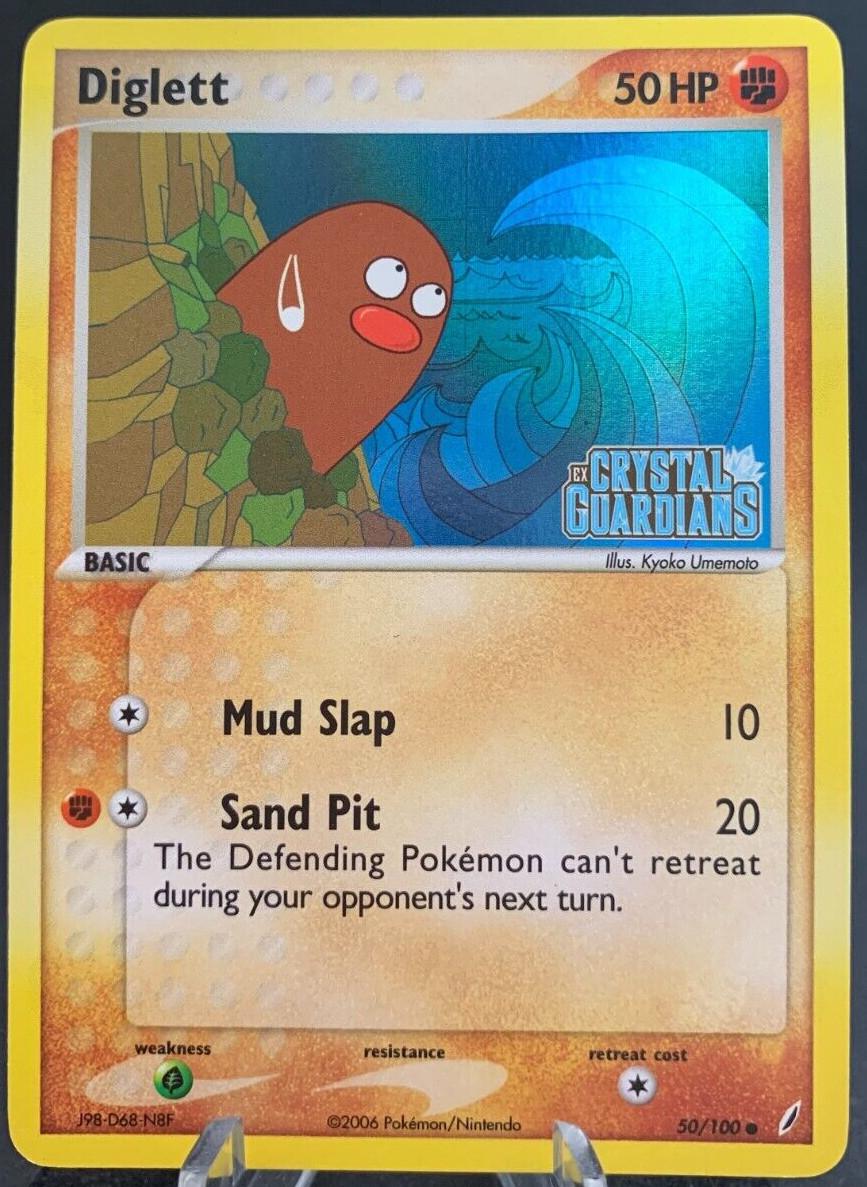 Diglett [Stamped] #50 Prices | Pokemon Crystal Guardians | Pokemon Cards