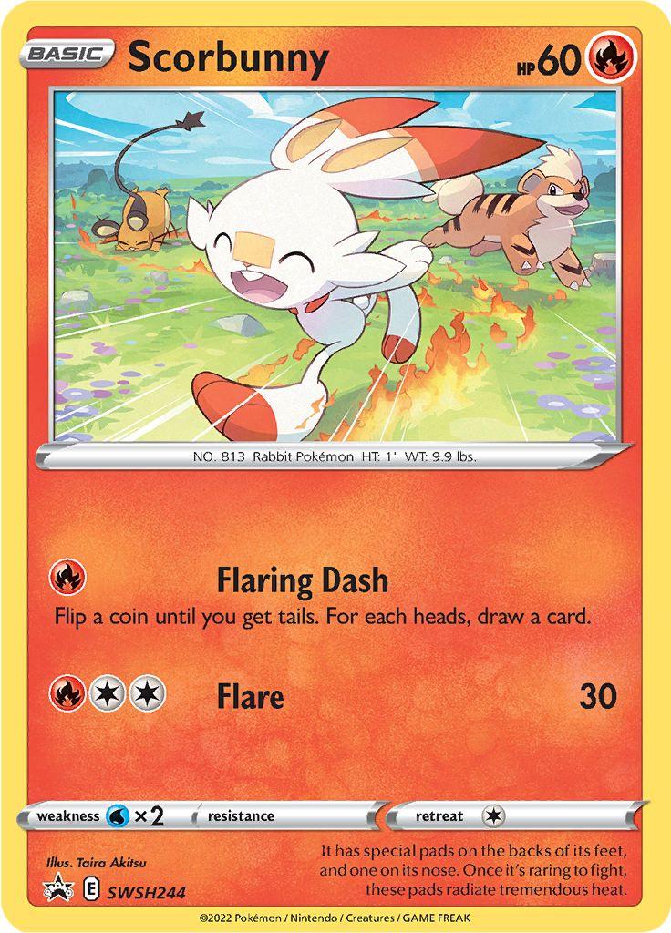 Scorbunny #SWSH244 Prijzen | Pokemon Promo | Pokemon Kaarten