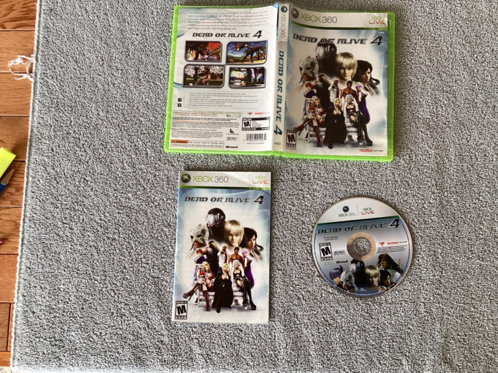 Dead or Alive 4 | Item, Box, and Manual | Xbox 360