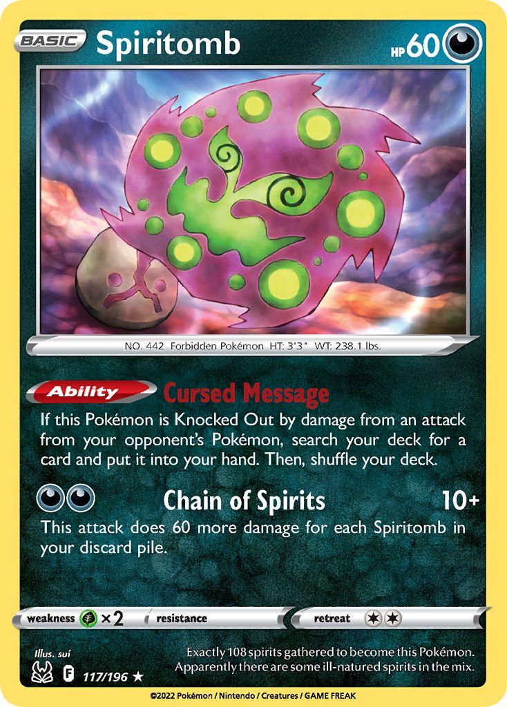 Spiritomb #117 Prices | Pokemon Lost Origin | Pokemon Cards
