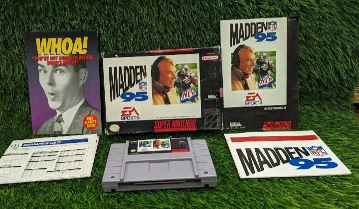 Madden NFL '95 Prices Super Nintendo | Compare Loose, CIB & New Prices