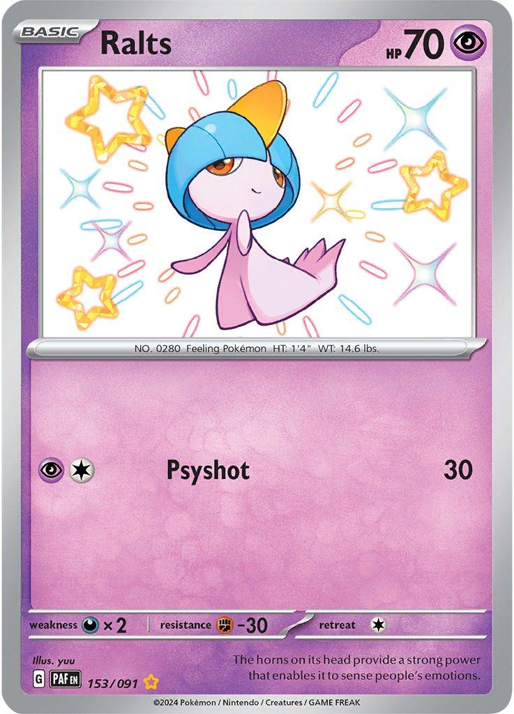 Ralts #153 Prices | Pokemon Paldean Fates | Pokemon Cards