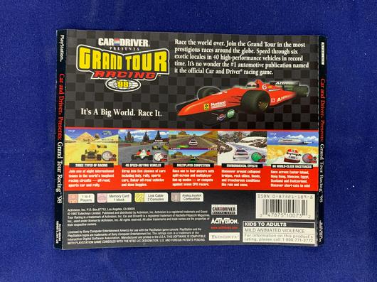 Car and Driver Presents Grand Tour Racing 98 | Box only | Playstation