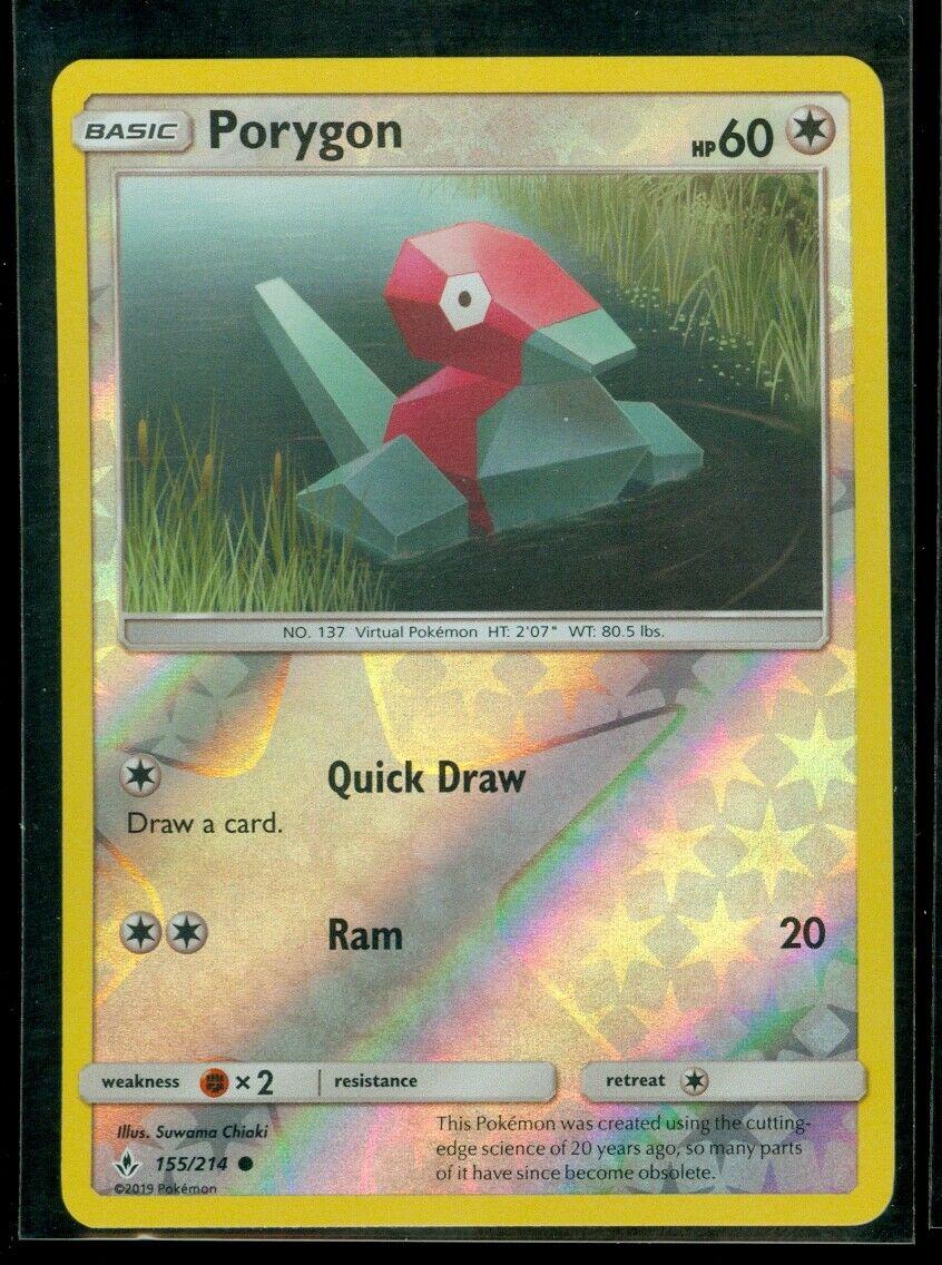 Porygon [Reverse Holo] #155 Prices | Pokemon Unbroken Bonds | Pokemon Cards