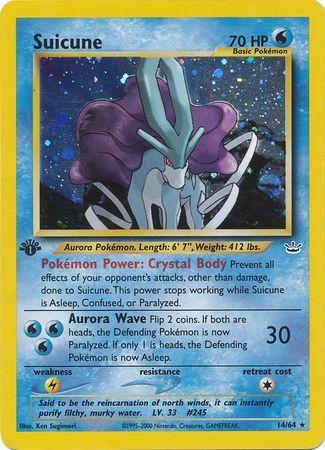 Suicune [1st Edition] #14 Prices | Pokemon Neo Revelation | Pokemon Cards