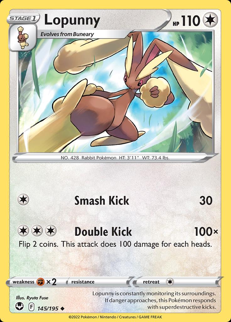 Lopunny #145 Prices | Pokemon Silver Tempest | Pokemon Cards