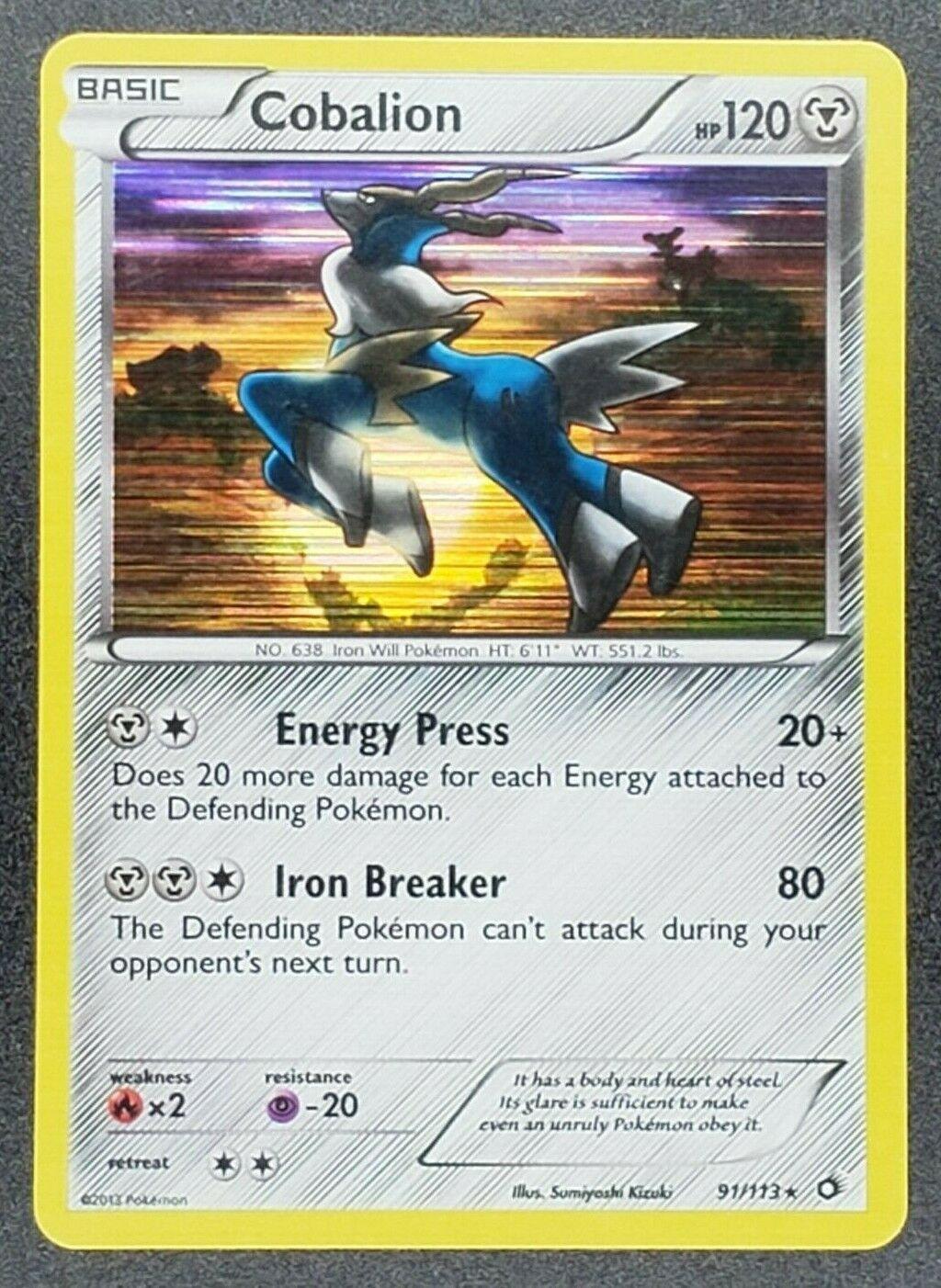 Cobalion #91 Prices | Pokemon Legendary Treasures | Pokemon Cards