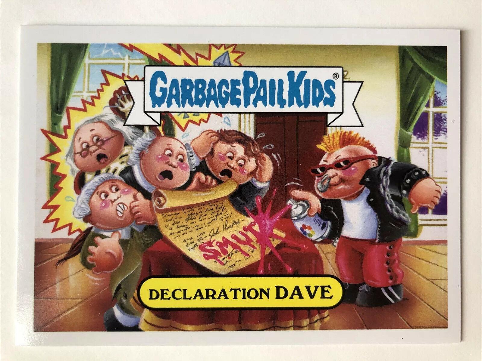 Declaration DAVE #3b Prices | Garbage Pail Kids American As Apple Pie ...
