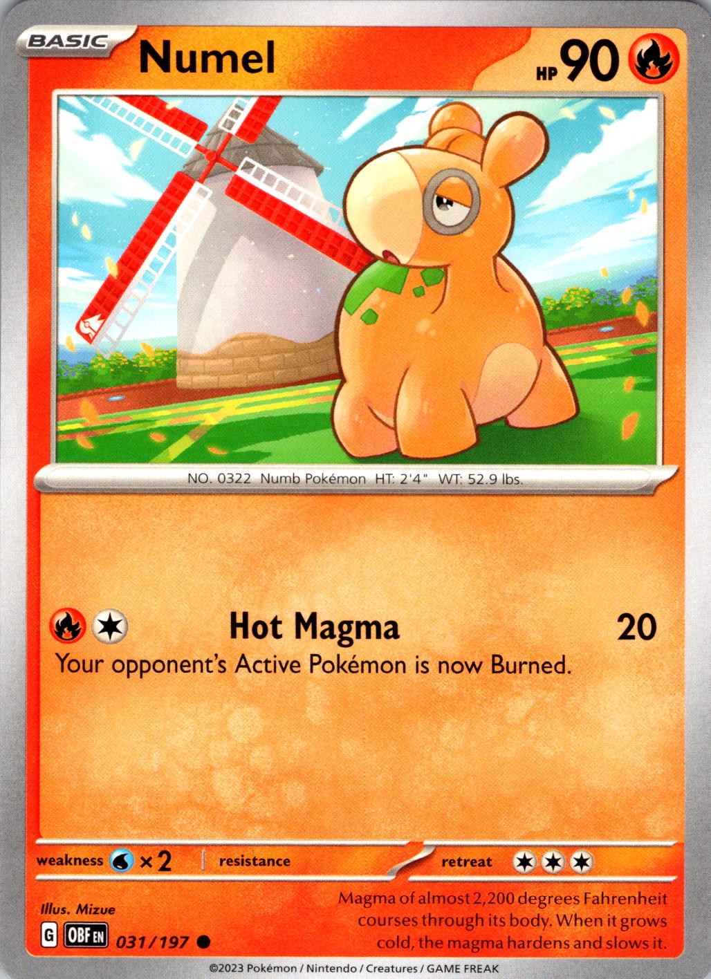 Numel #31 Prices | Pokemon Obsidian Flames | Pokemon Cards