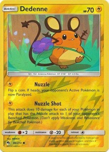 Dedenne [Reverse Holo] #84 Prices | Pokemon Lost Thunder | Pokemon Cards