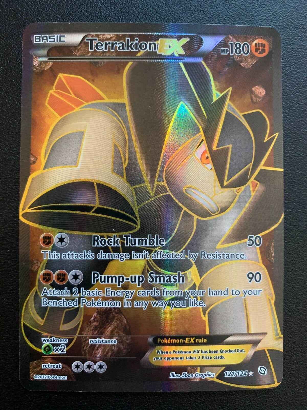 Terrakion EX #121 Prices | Pokemon Dragons Exalted | Pokemon Cards