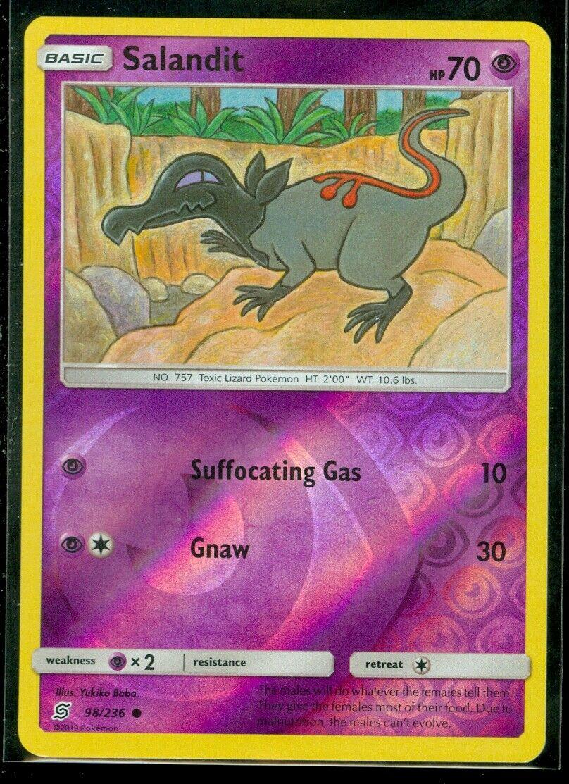 Salandit [Reverse Holo] #98 Prices | Pokemon Unified Minds | Pokemon Cards