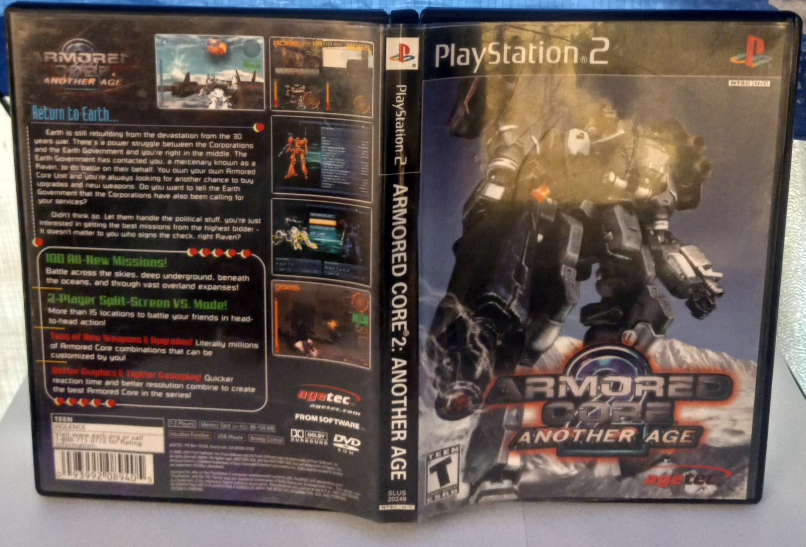 Armored Core 2 Another Age | Item, Box, and Manual | Playstation 2