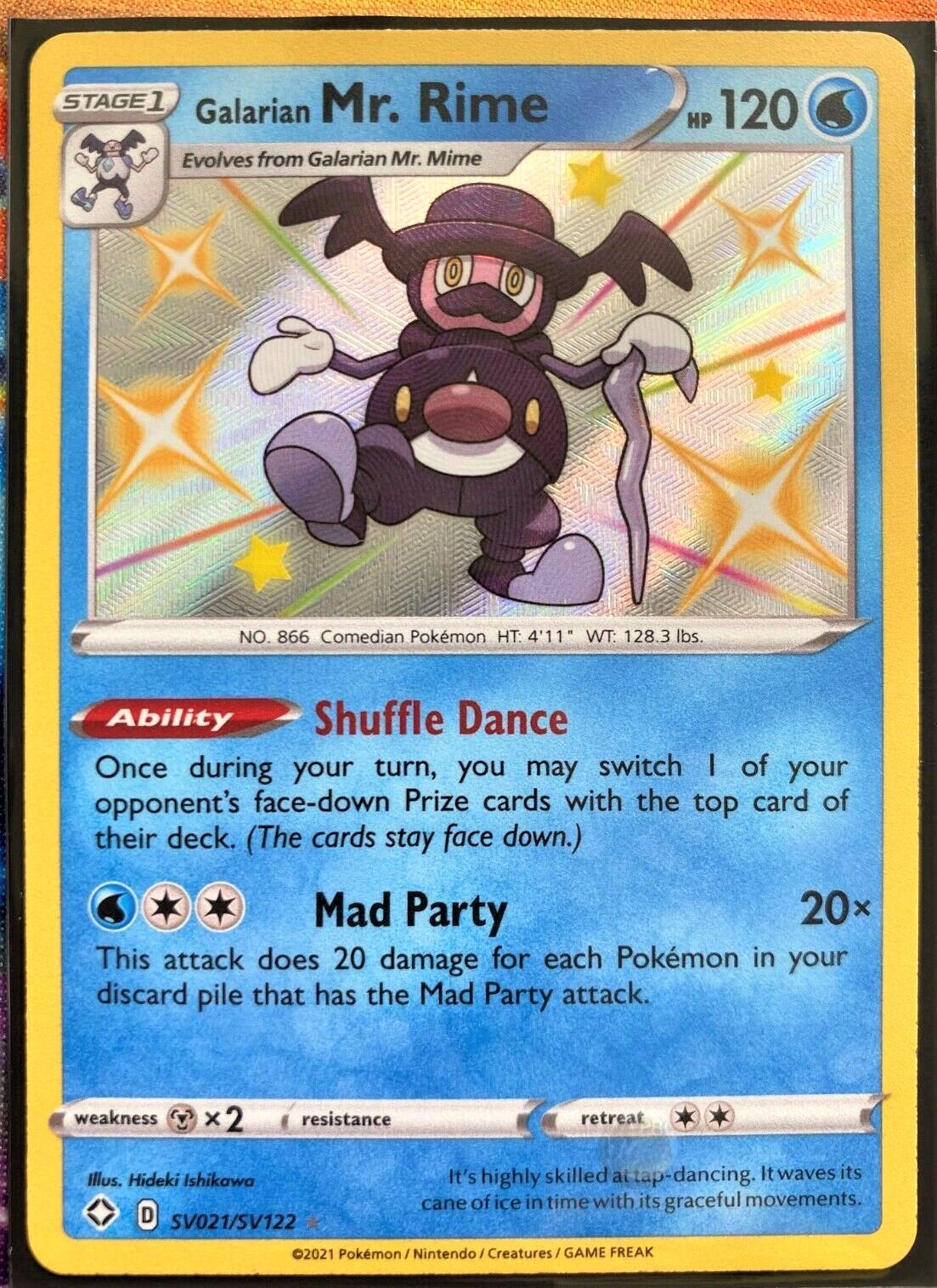 Galarian Mr. Rime #SV021 Prices | Pokemon Shining Fates | Pokemon Cards