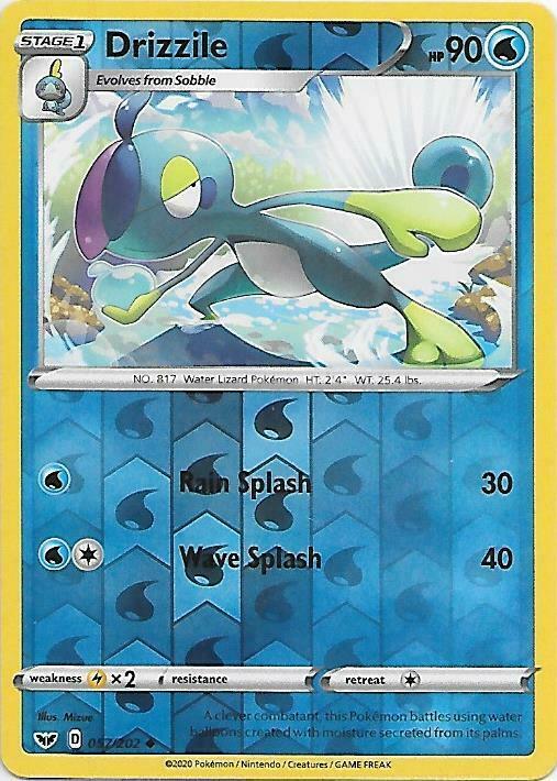 Drizzile [Reverse Holo] #57 Prices | Pokemon Sword & Shield | Pokemon Cards