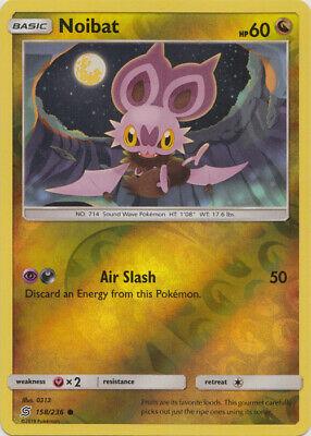 Noibat [Reverse Holo] #158 Prices | Pokemon Unified Minds | Pokemon Cards