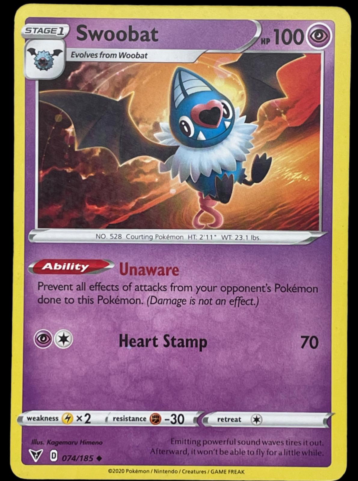 Swoobat #74 Prices | Pokemon Vivid Voltage | Pokemon Cards