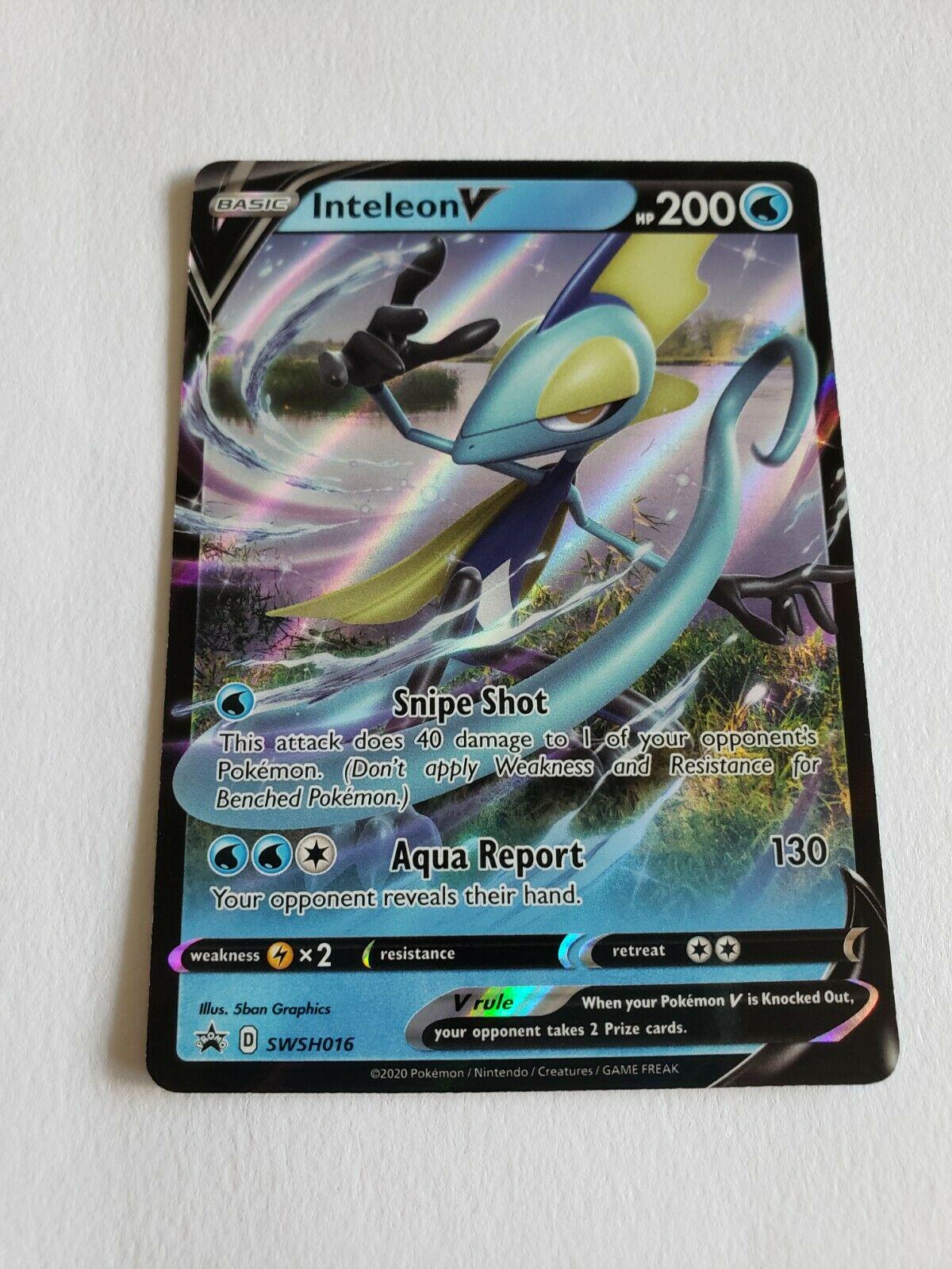 Inteleon V #SWSH016 Prices | Pokemon Promo | Pokemon Cards