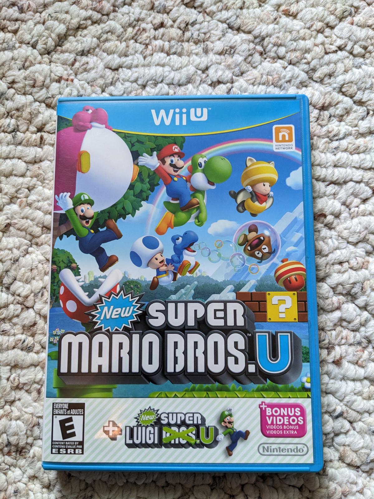 New Super Mario Bros. U + New Super Luigi U | Item and Box only | Wii U