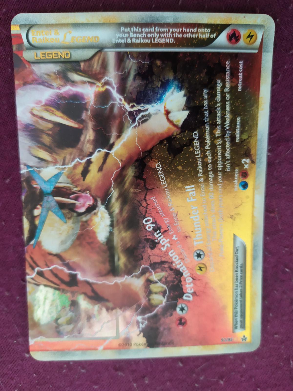 Entei & Raikou [Legend] | Ungraded | Pokemon Unleashed