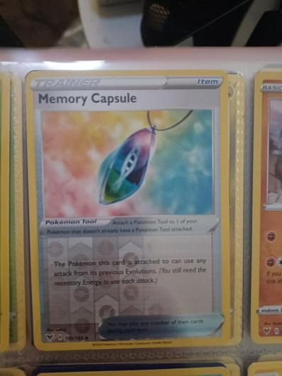 Memory Capsule [Reverse Holo] | Ungraded | Pokemon Vivid Voltage