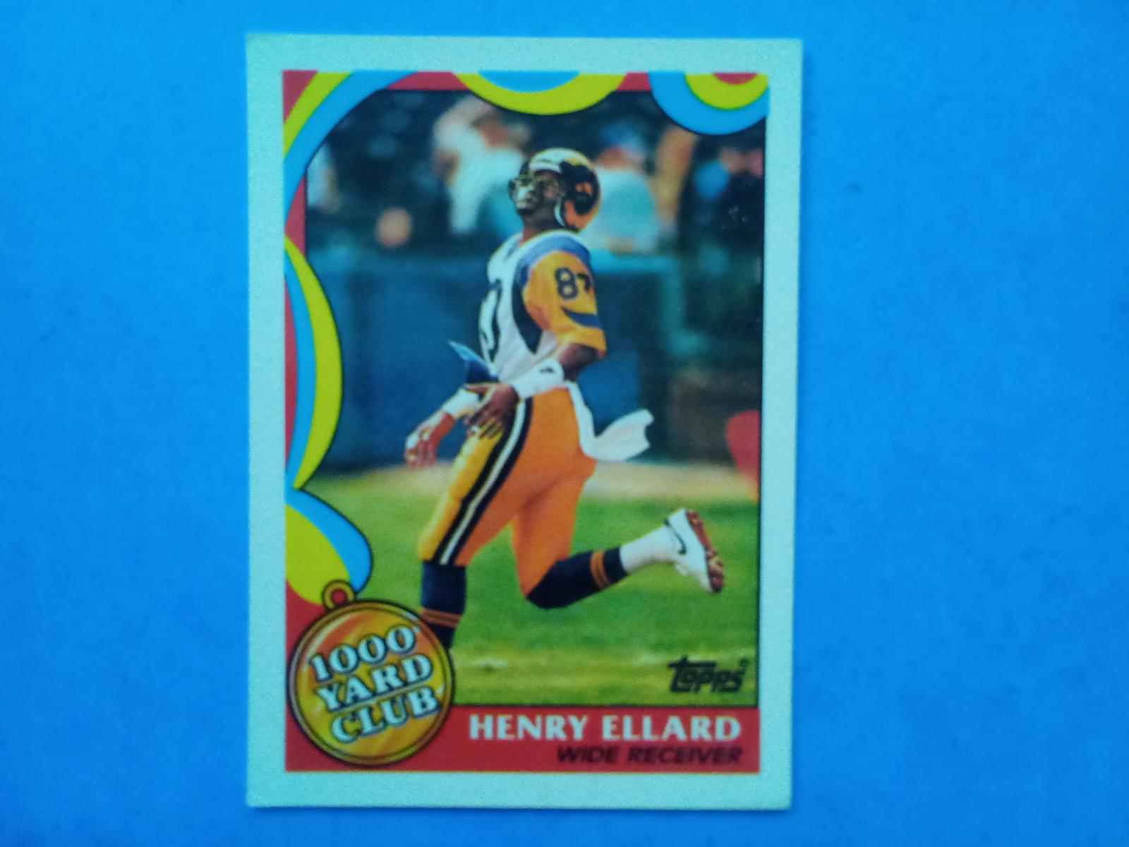 Henry Ellard | Ungraded | 1989 Topps 1000 Yard Club