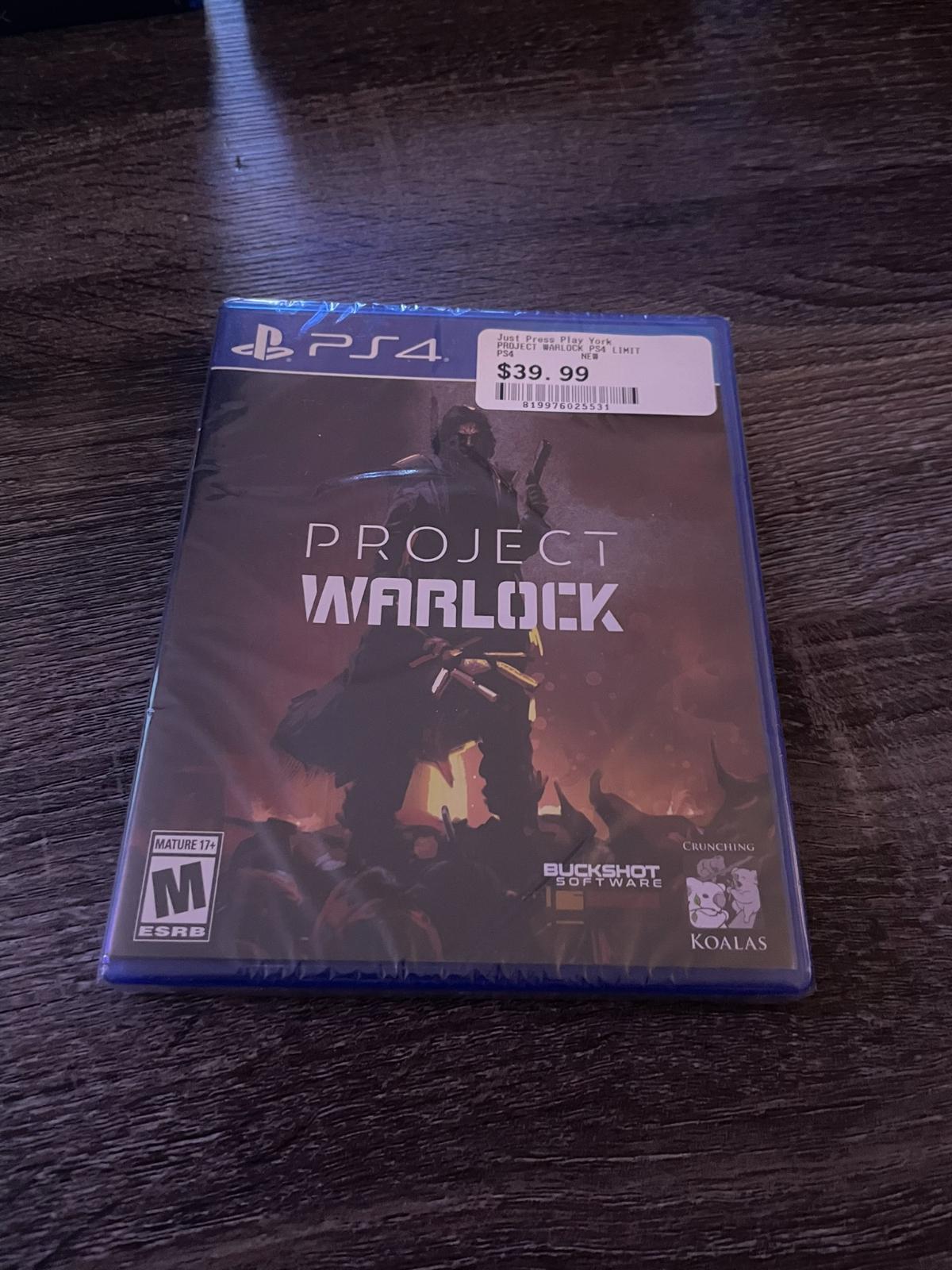 Project Warlock | New Item, Box, and Manual | Playstation 4