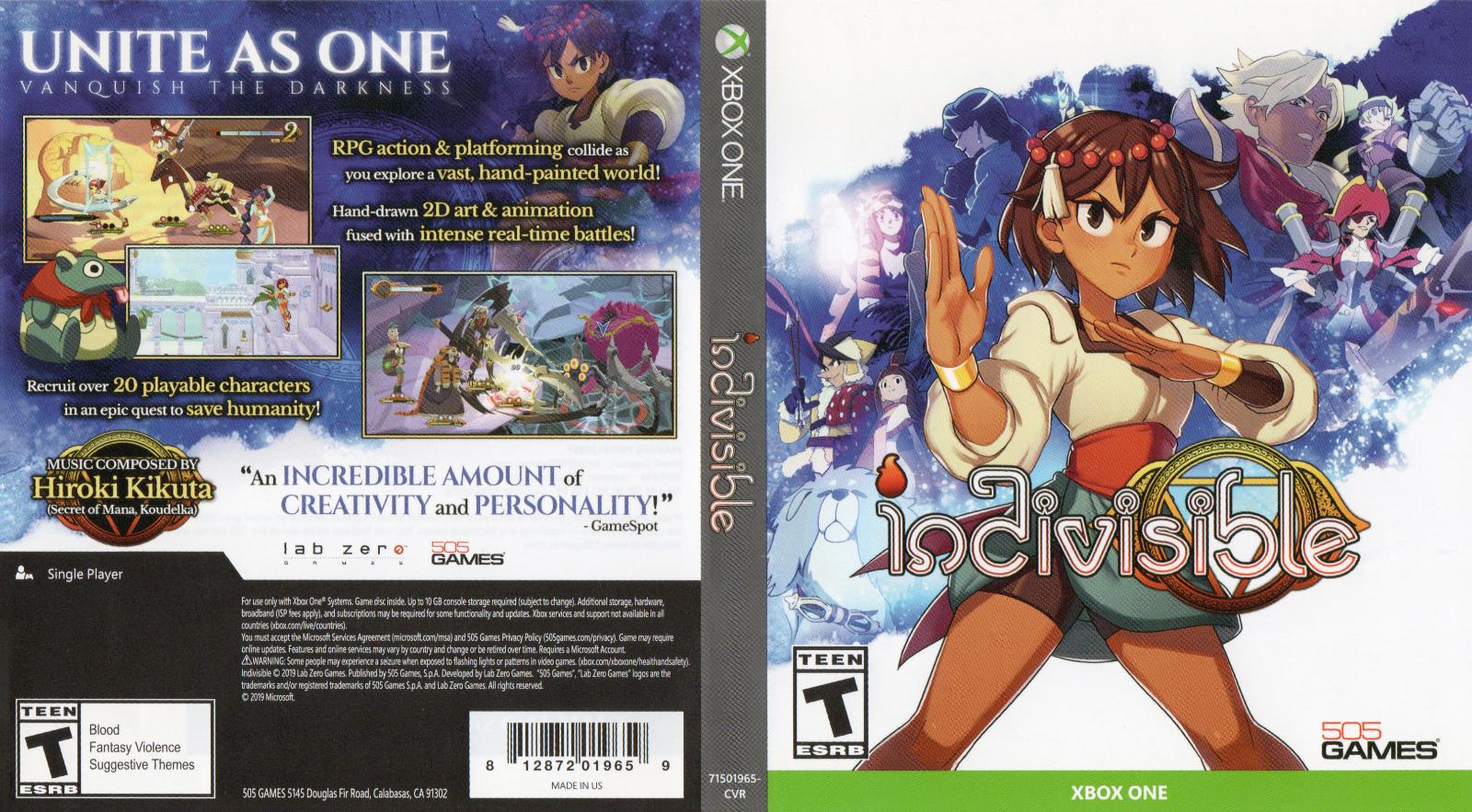 Indivisible Prices Xbox One | Compare Loose, CIB & New Prices