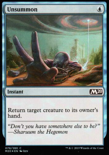 Unsummon [Foil] Prices | Magic Core Set 2020 | Magic Cards