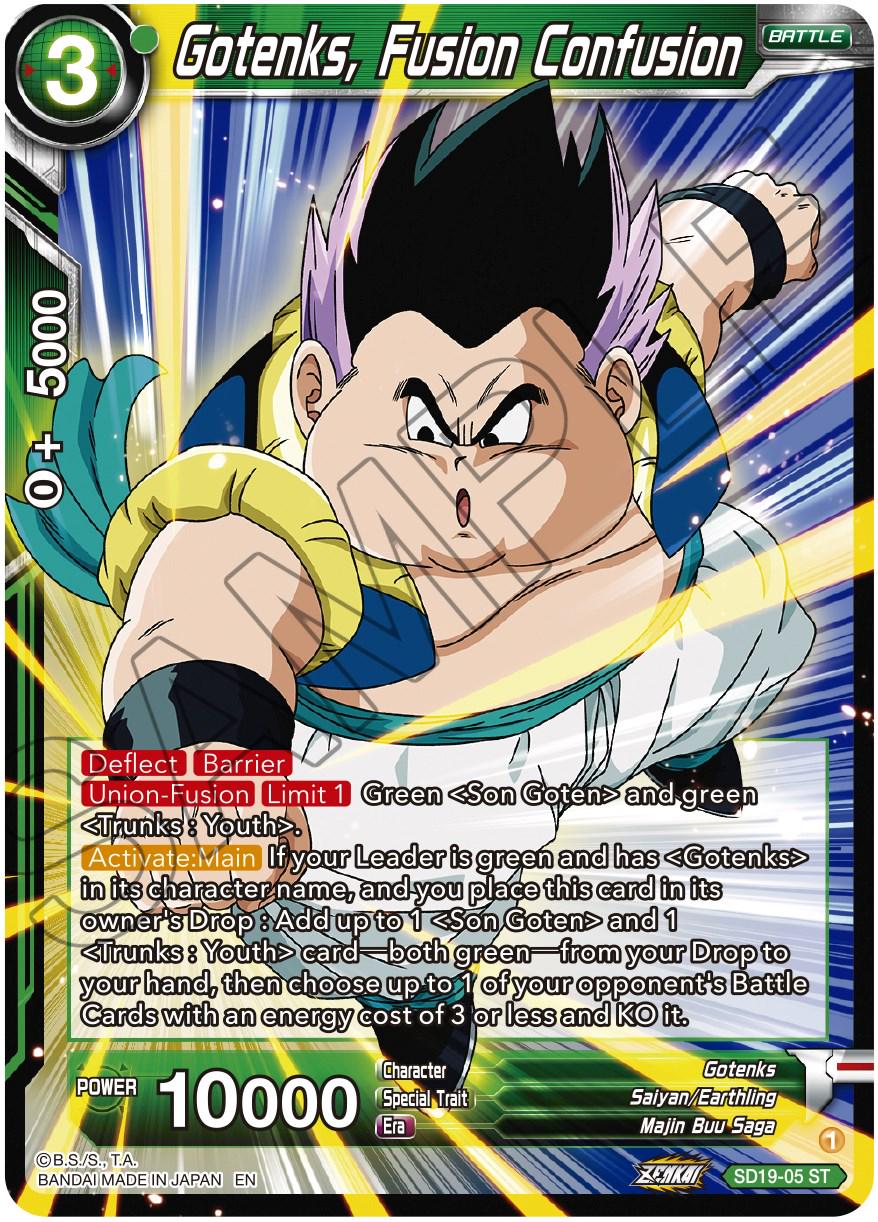Gotenks, Fusion Confusion SD19-05 Prijzen | Dragon Ball Super Dawn of the Z-Legends | Dragon ...