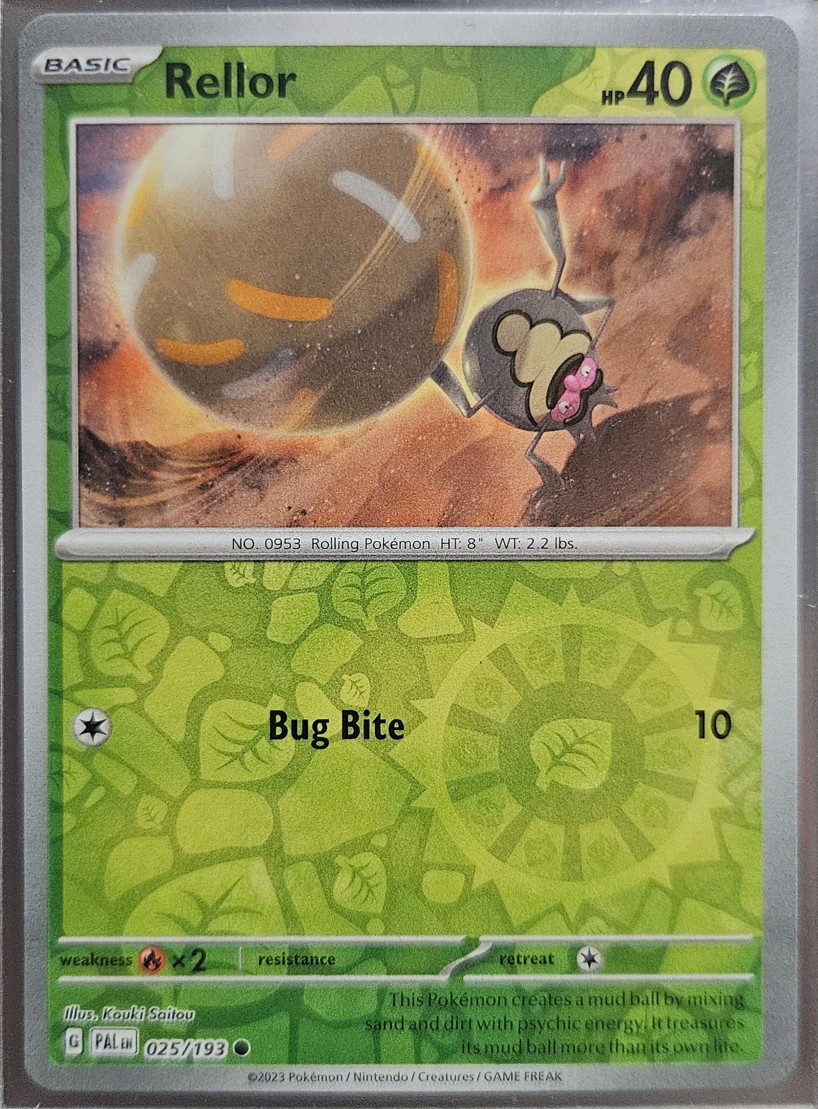 Rellor [Reverse Holo] #25 Prices | Pokemon Paldea Evolved | Pokemon Cards