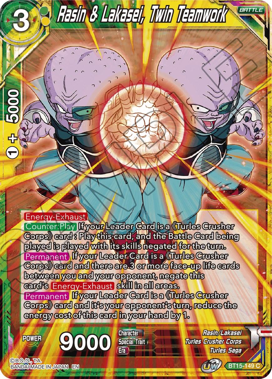 Rasin & Lakasei, Twin Teamwork [Foil] BT15-149 Prices | Dragon Ball ...