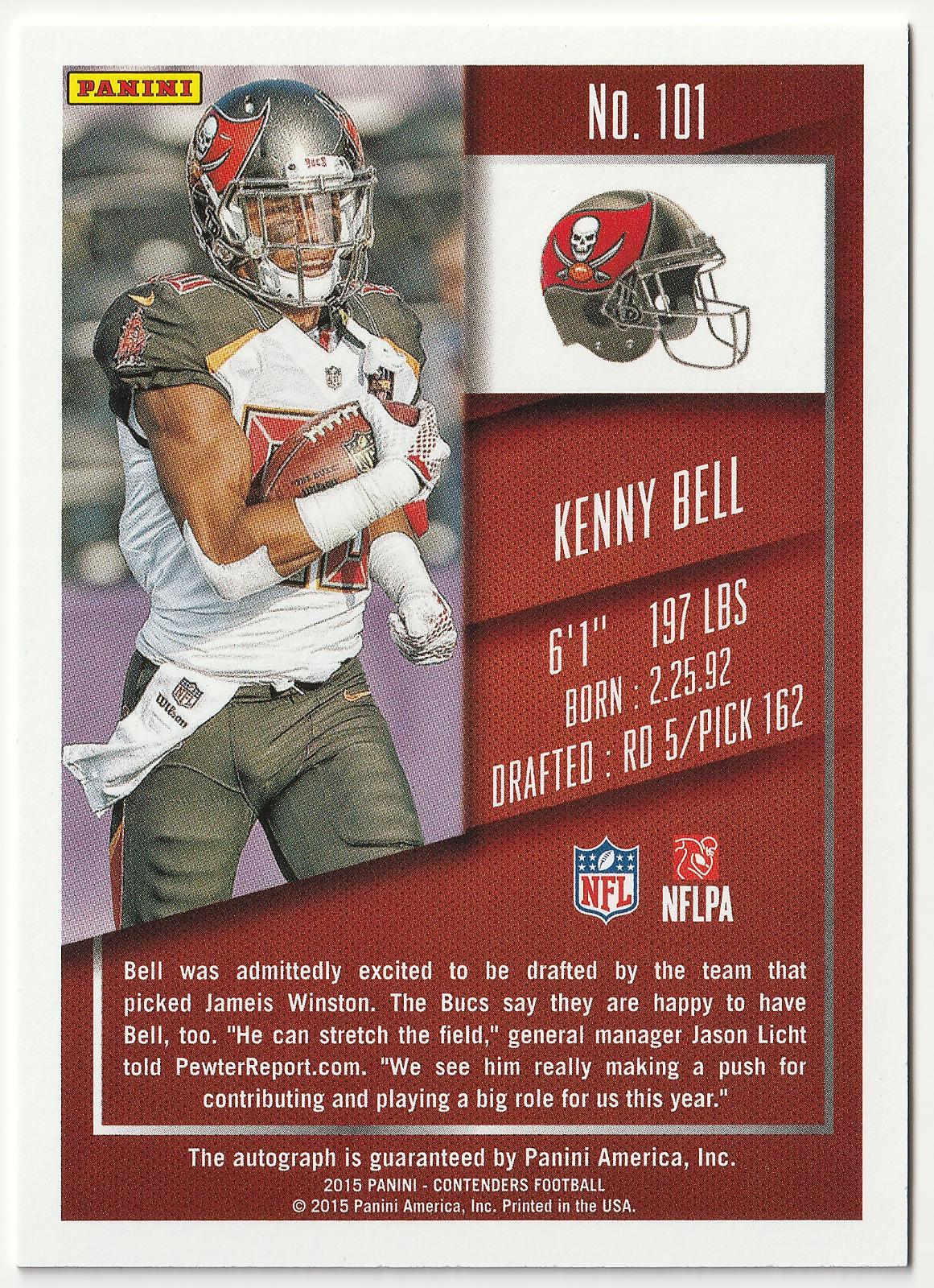 Kenny Bell [Championship Ticket] #101 Prices [Rookie] | 2015 Panini ...