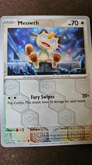 Meowth [Reverse Holo] | Ungraded | Pokemon Shrouded Fable