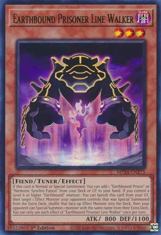 Earthbound Prisoner Line Walker MP24-EN275 Prices | YuGiOh 25th ...