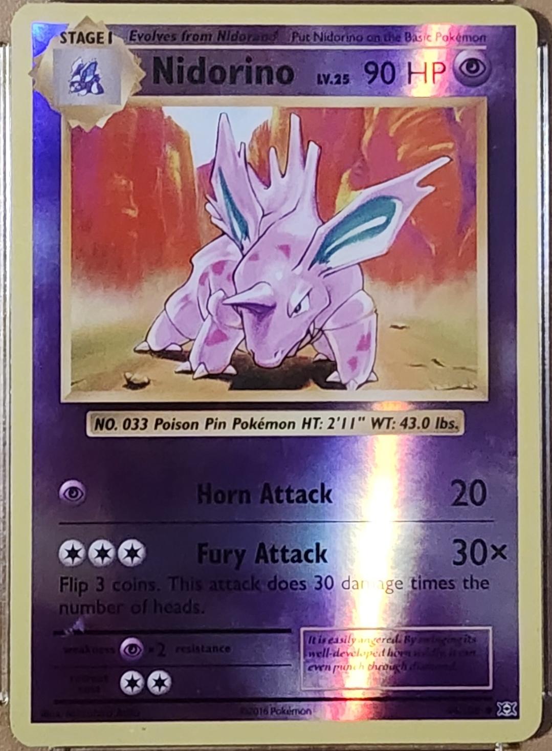Nidorino [Reverse Holo] #44 Prices | Pokemon Evolutions | Pokemon Cards