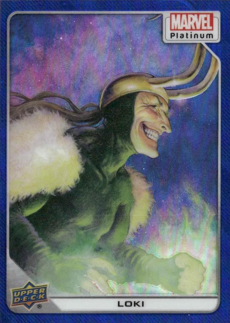 Loki [Blue Rainbow] #38 Prices | Marvel 2023 Upper Deck Platinum ...
