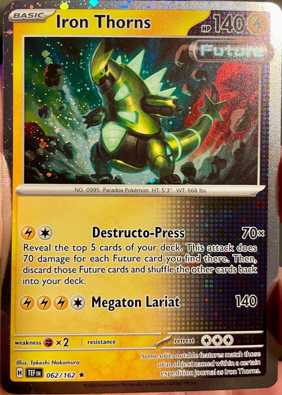 Iron Thorns [Cosmos Holo] #62 Preise | Pokemon Temporal Forces | Pokemon Karten