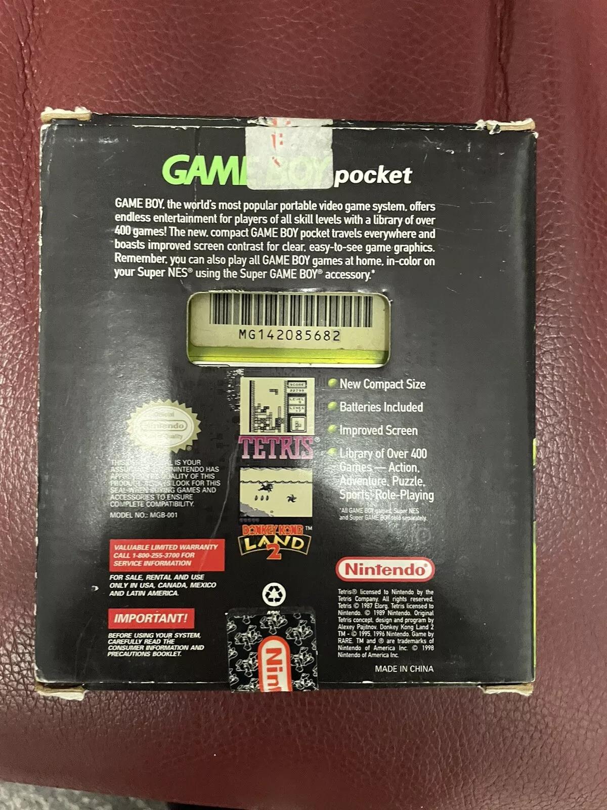 Game Boy Pocket [Extreme Green] Precios GameBoy | Compara precios ...