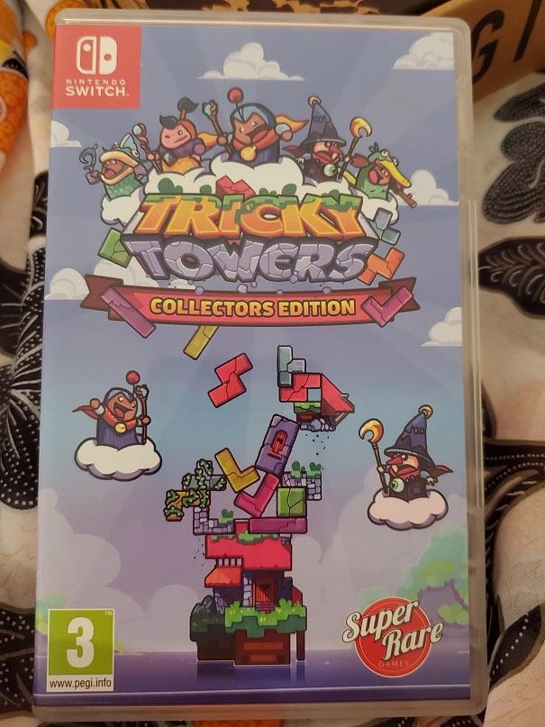Tricky Towers | Item, Box, and Manual | PAL Nintendo Switch