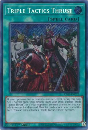 Triple Tactics Thrust [Secret Rare] RA03-EN072 Precios | YuGiOh Quarter ...