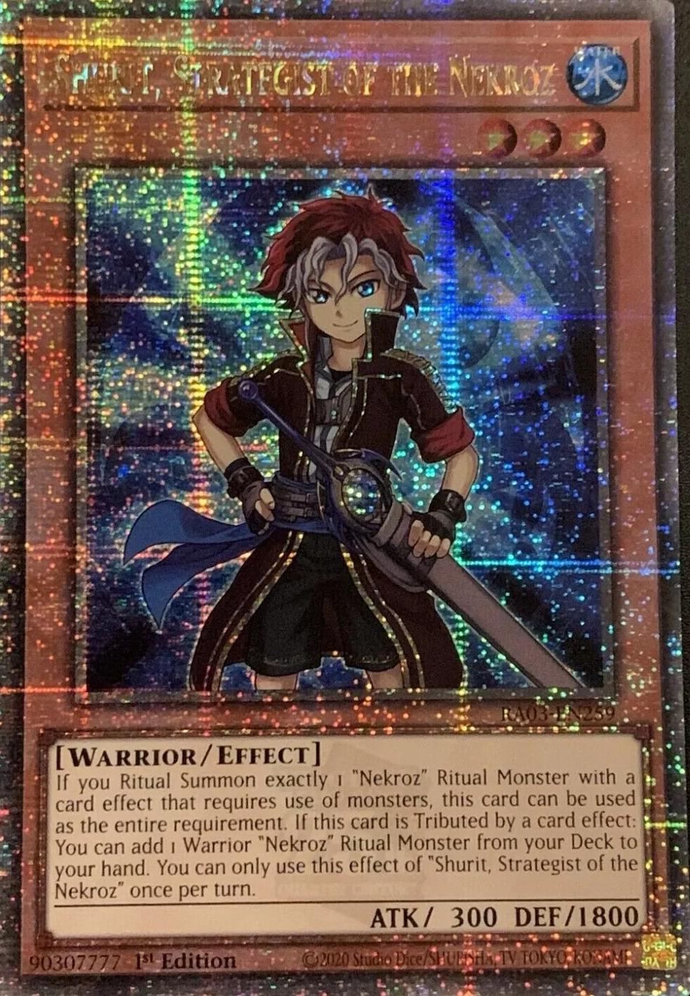 Prix de Shurit, Strategist of the Nekroz [Quarter Century Secret Rare] RA03-EN259 | YuGiOh ...