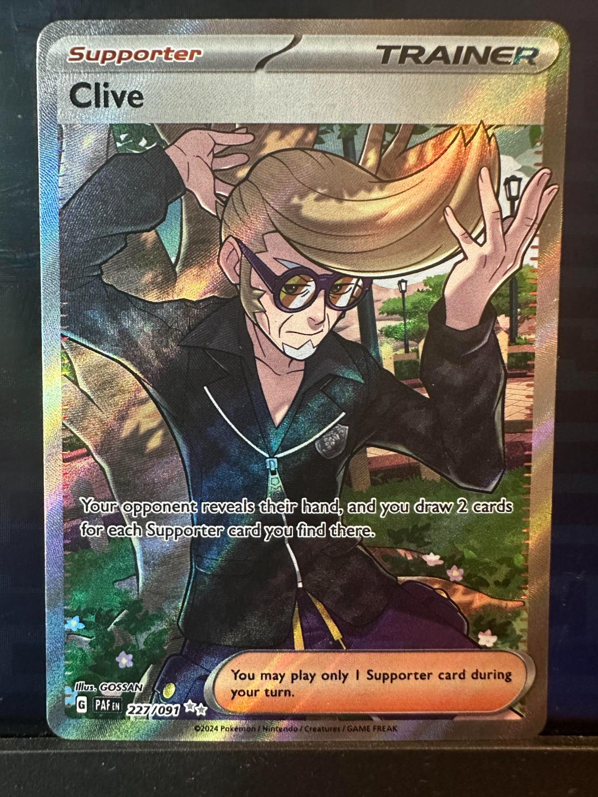 Clive | Ungraded | Pokemon Paldean Fates